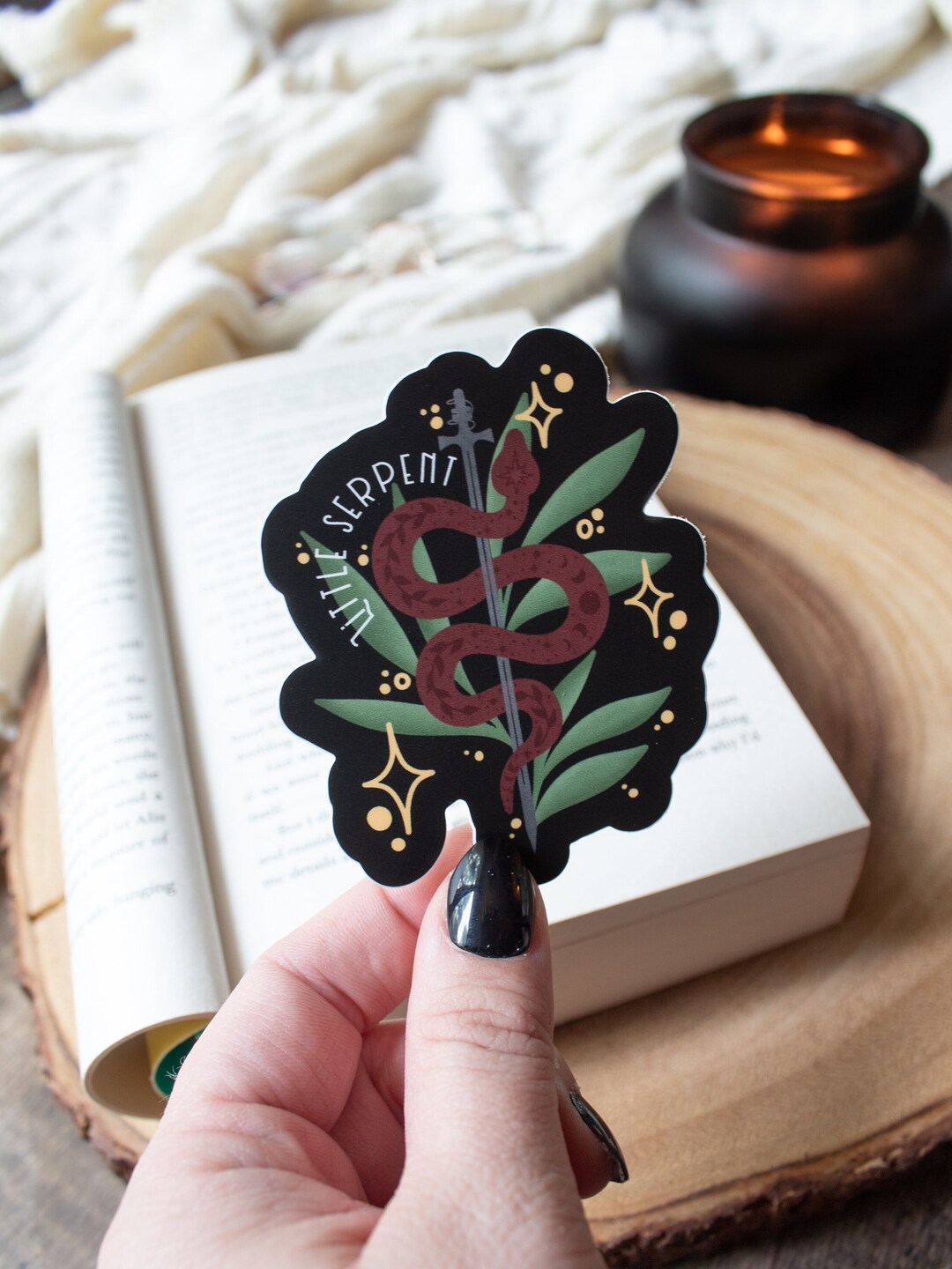 Little Serpent Waterproof Sticker | Serpent and the Wings of Night ...