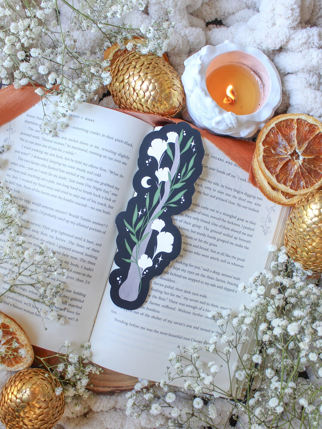 Silver Wand Bookmark | Fantasy Bookish Gifts | Romantasy Reader | Book ...