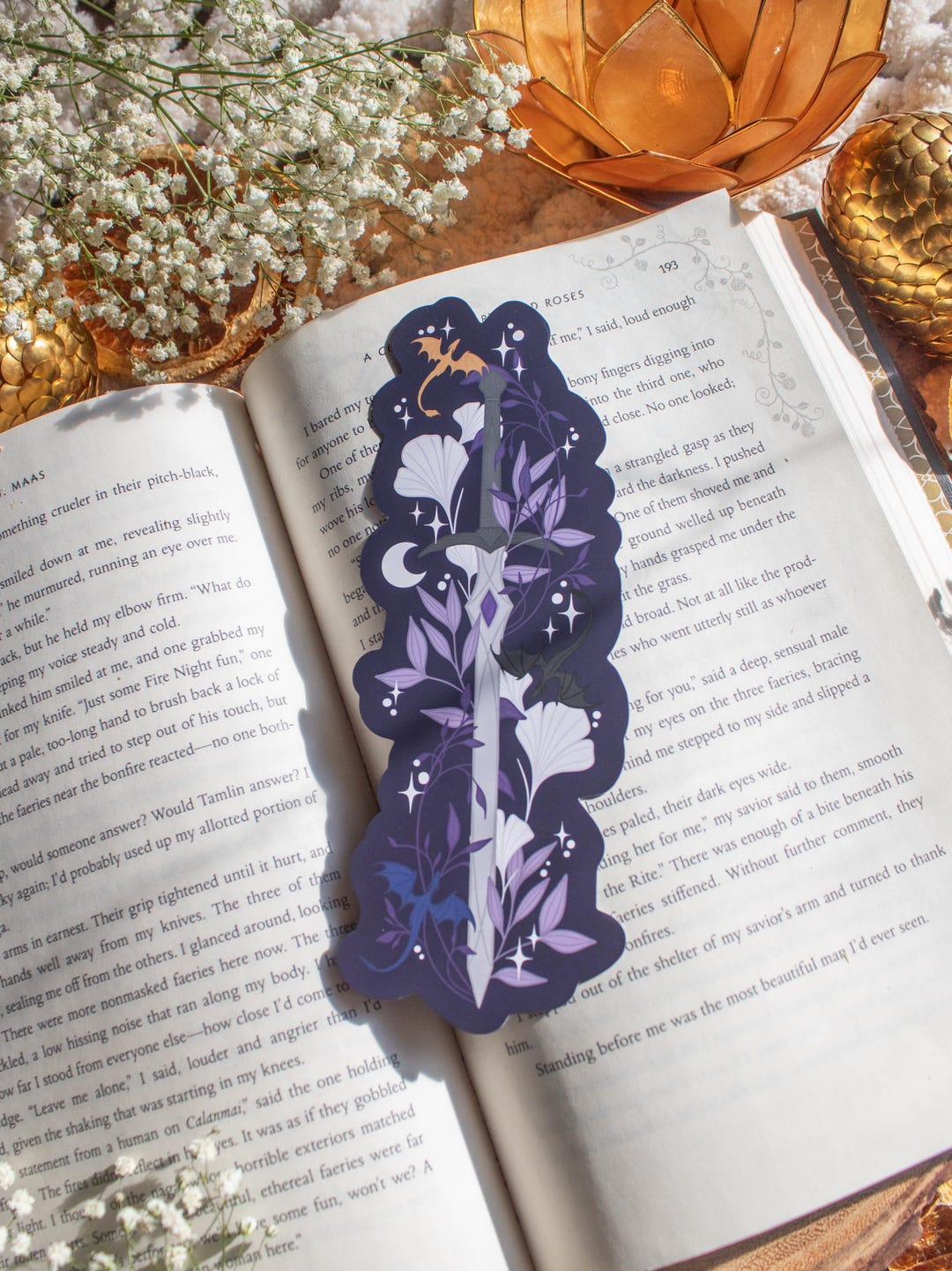 Violet’s Dagger Bookmark | Bookish Aesthetic | Fourth Wing | Iron Flame ...