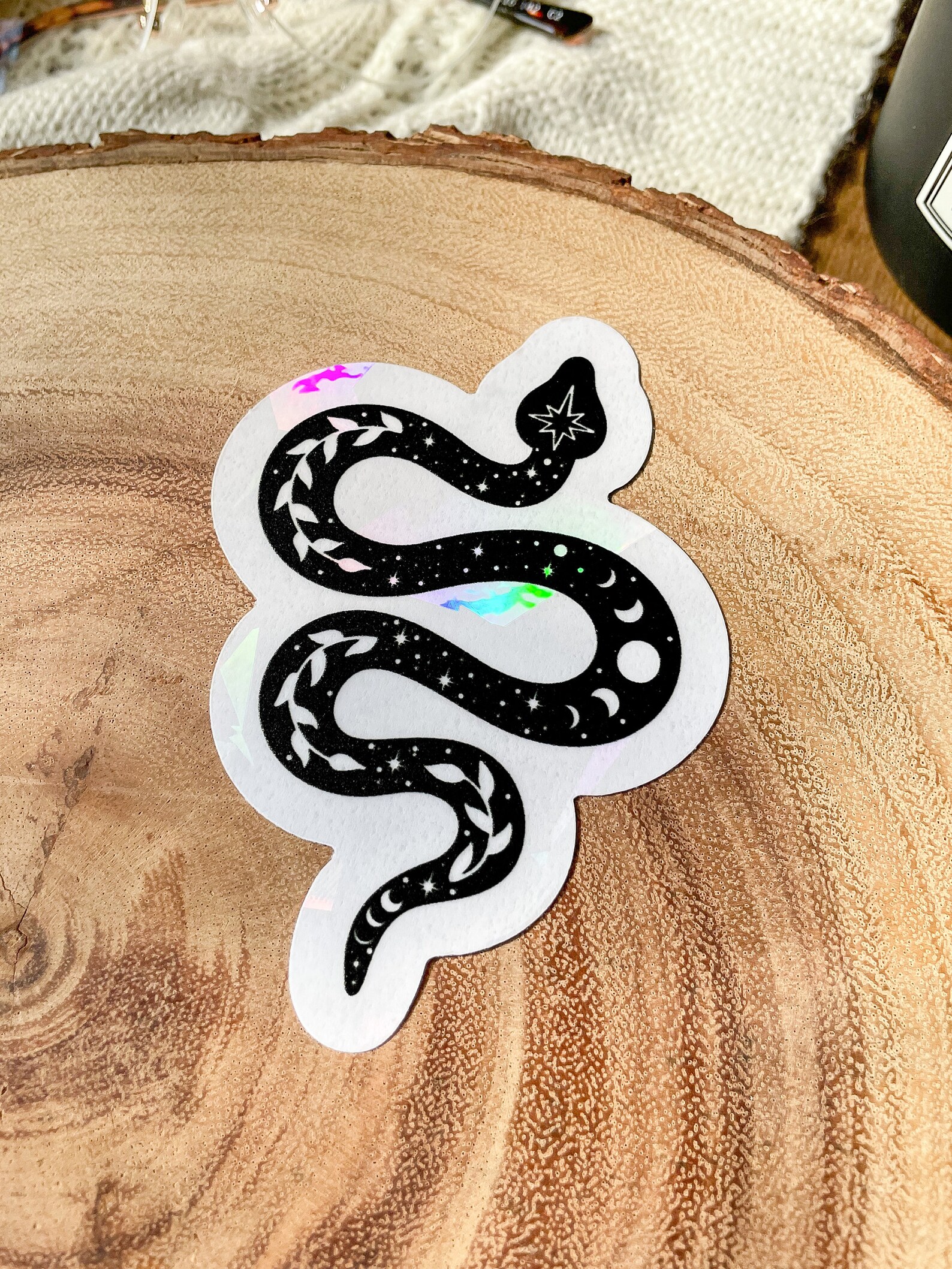 Celestial Serpent Suncatcher Window Sticker | Magical Rainbow Maker ...