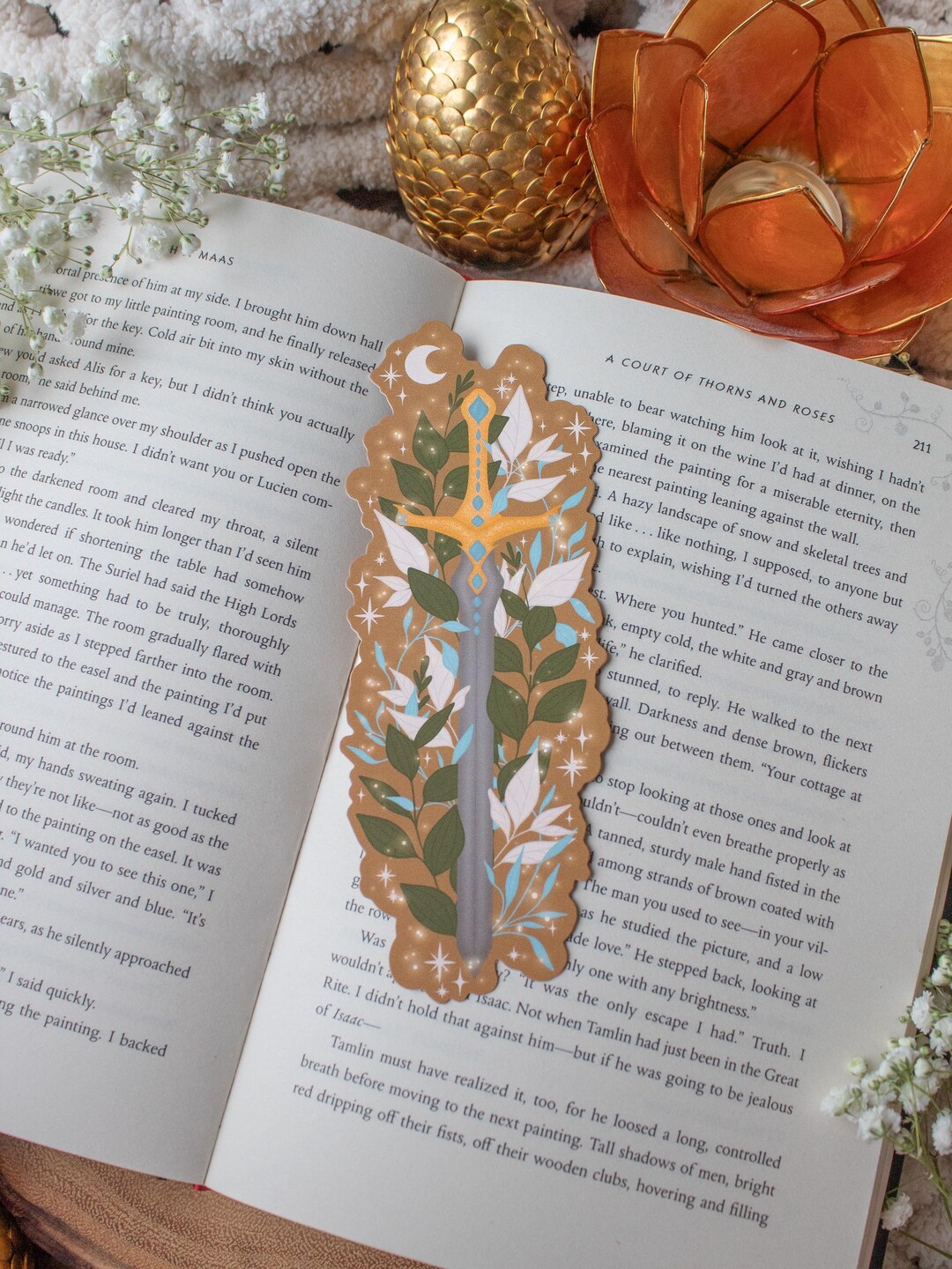 Spark of the Everflame Book Merch: Sword of Corbois Bookmark - Etsy