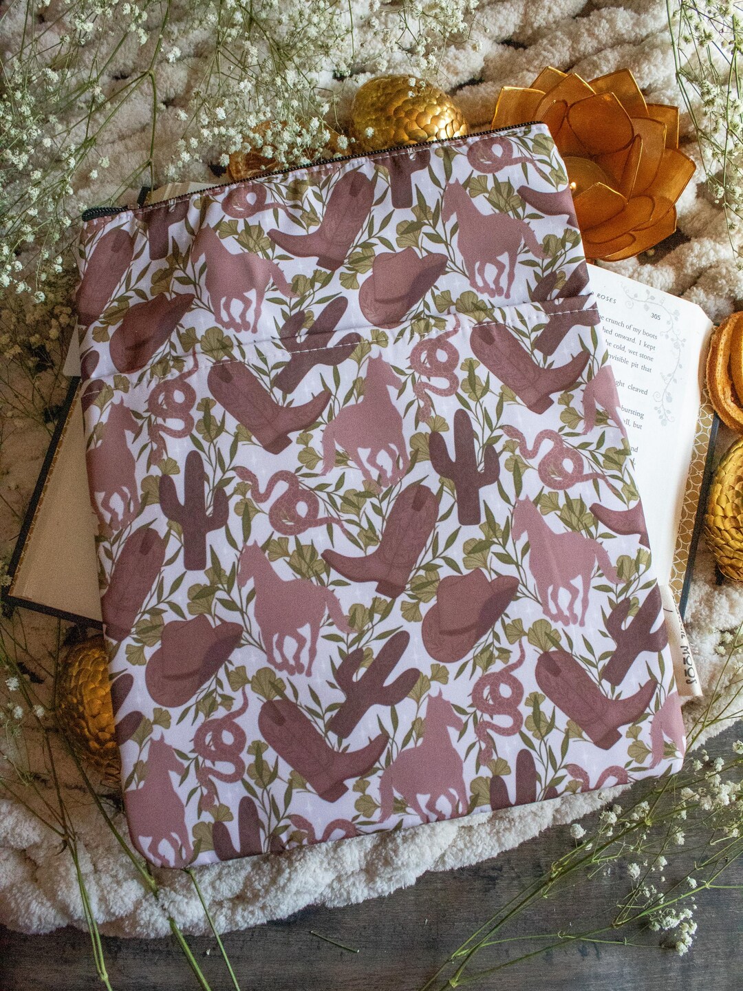 Cowboy Romance | Water-resistant Book / Tablet Sleeve | Extra Large ...