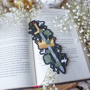 Fantasy Sword Bookmark | Fantasy Bookish Gifts | Reader Aesthetic ...