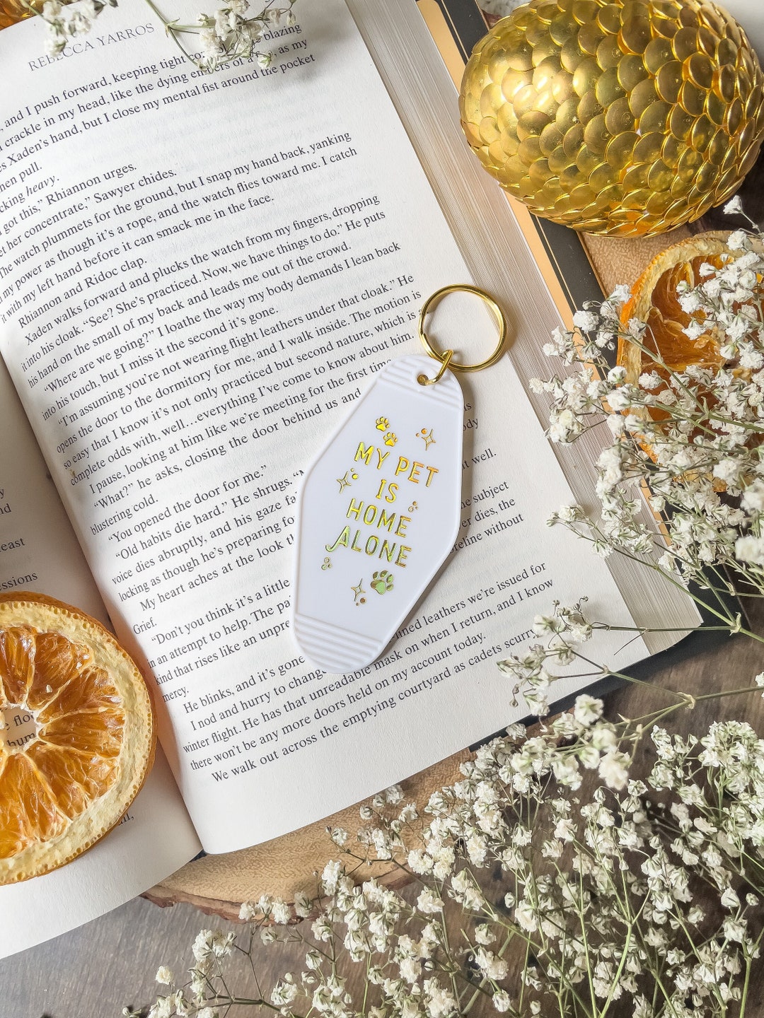 My Pet is Home Alone Motel Keychain | Pet Parent Keychain | Cat Mom ...