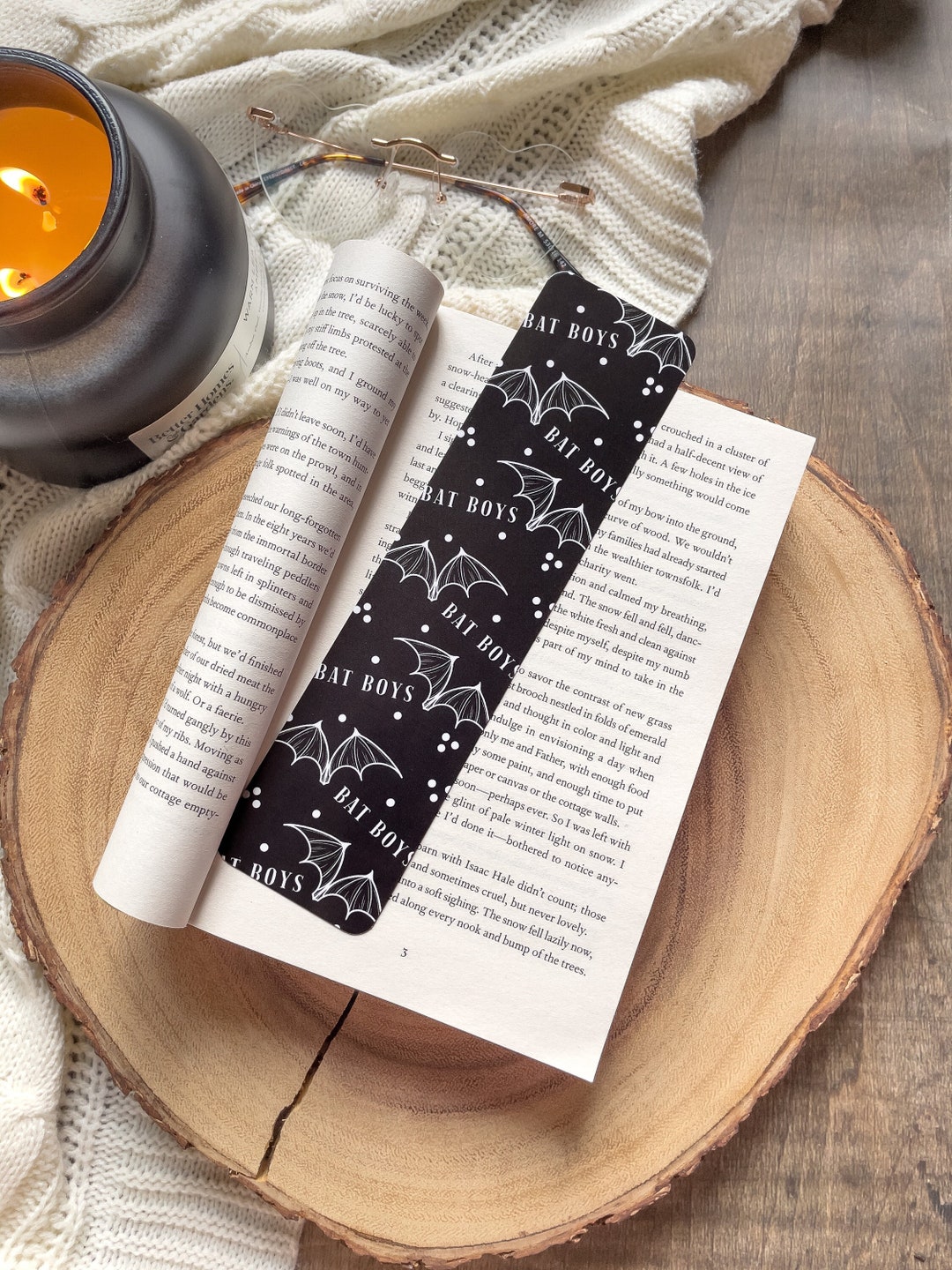 Bat Boys Bookmark | Velaris Bookish Aesthetic | Book Worm Gifts ...