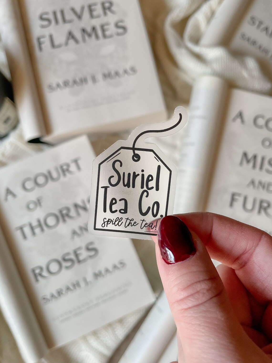 Suriel Tea Co Tea Bag Waterproof Laptop and Water Bottle - Etsy