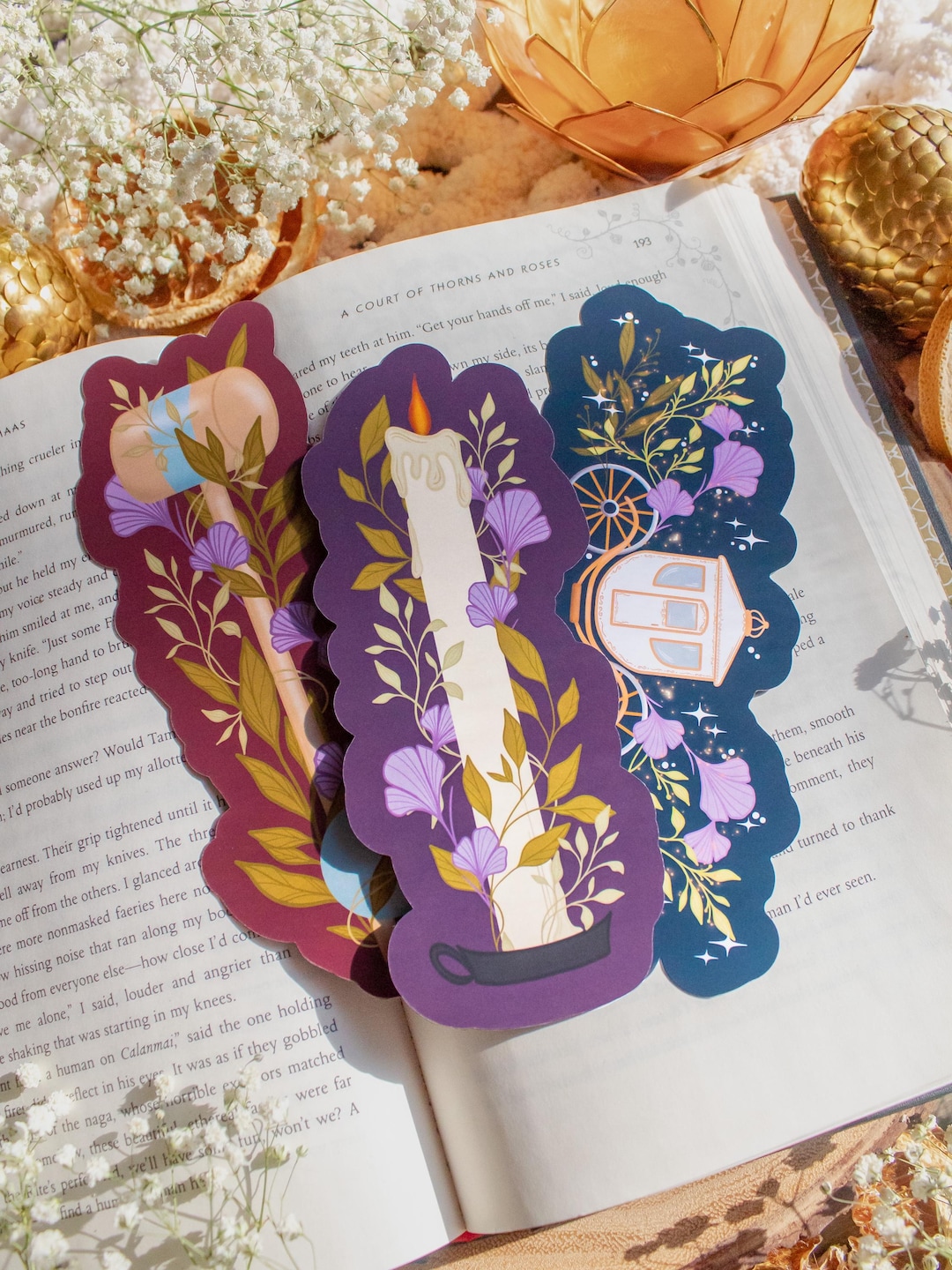 Romantic Historical Fiction Reader Die-cut Bookmark Bundle | Set of 3 ...