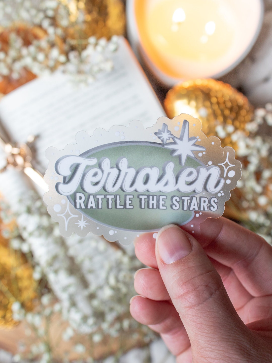 Terrasen Retro Sign Waterproof Sticker | Throne of Glass Kindle and ...