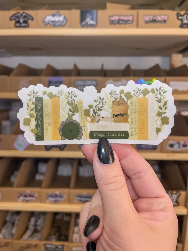 The Shire Bookshelf Sticker: Lotr-inspired Waterproof Vinyl Decal ...