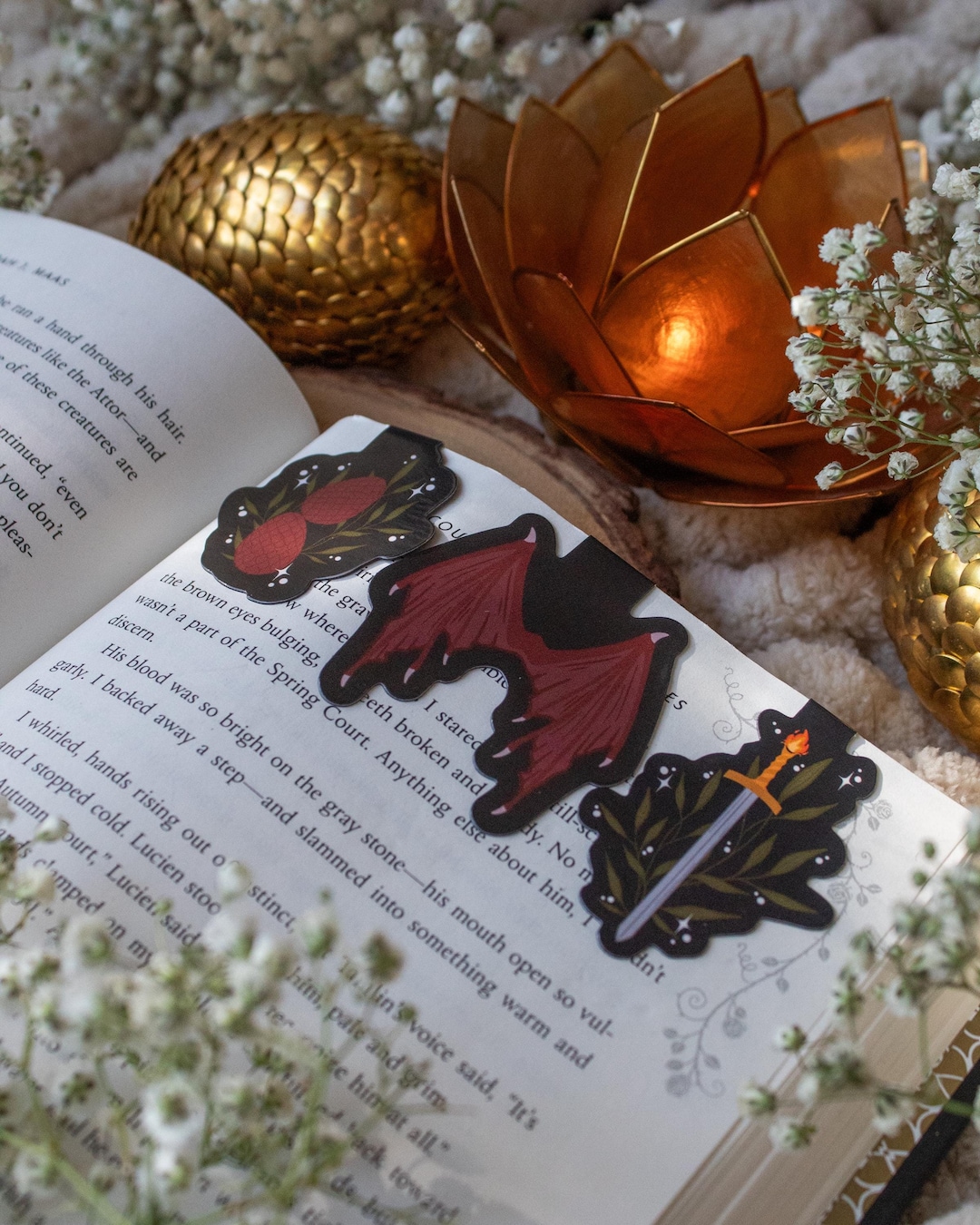 Dragons Den Fantasy Magnetic Bookmarks | Set of 3 | Fantasy Bookish ...