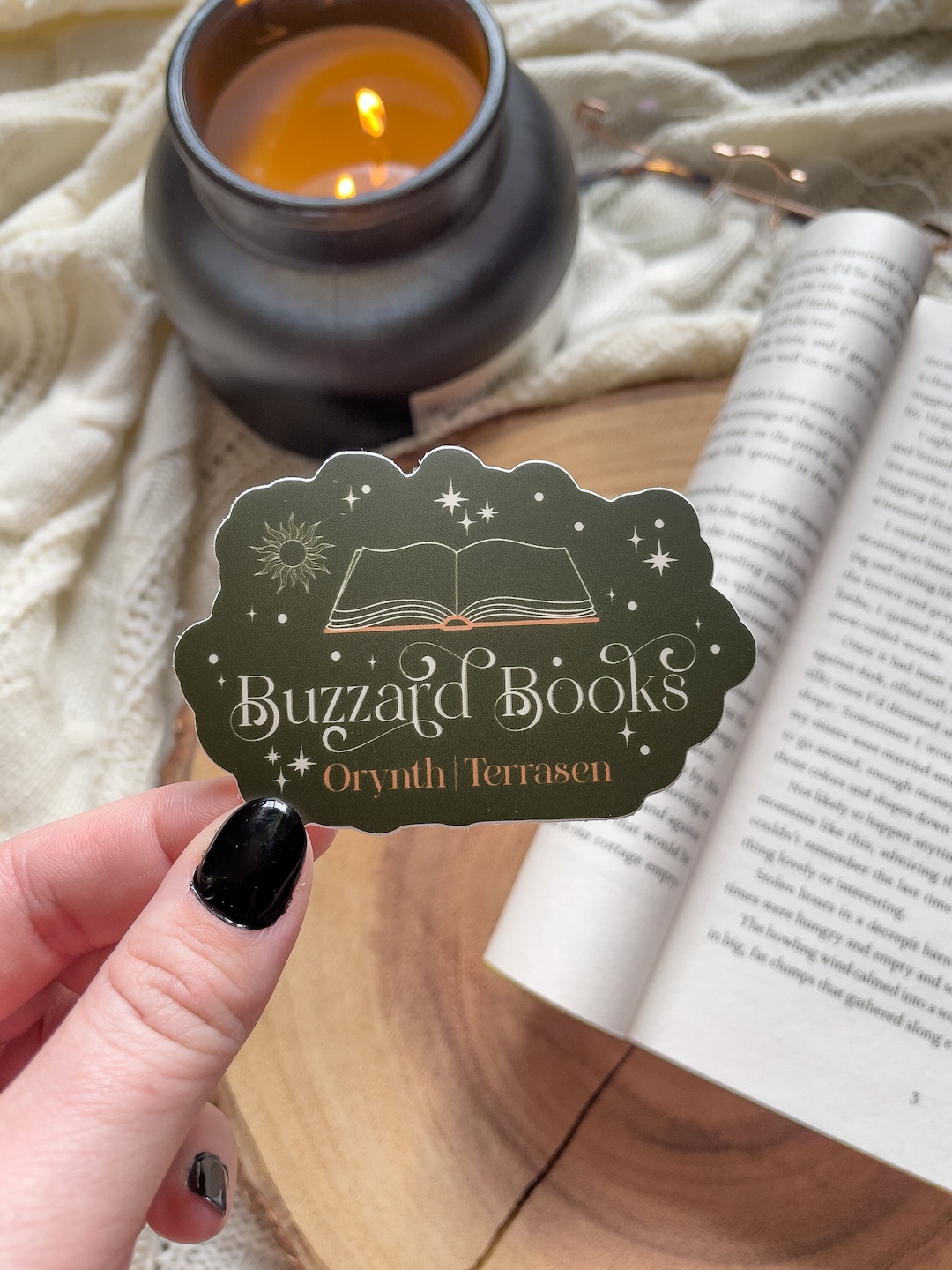 Buzzard Books Terrasen Throne of Glass Waterproof Sticker TOG Bookish ...
