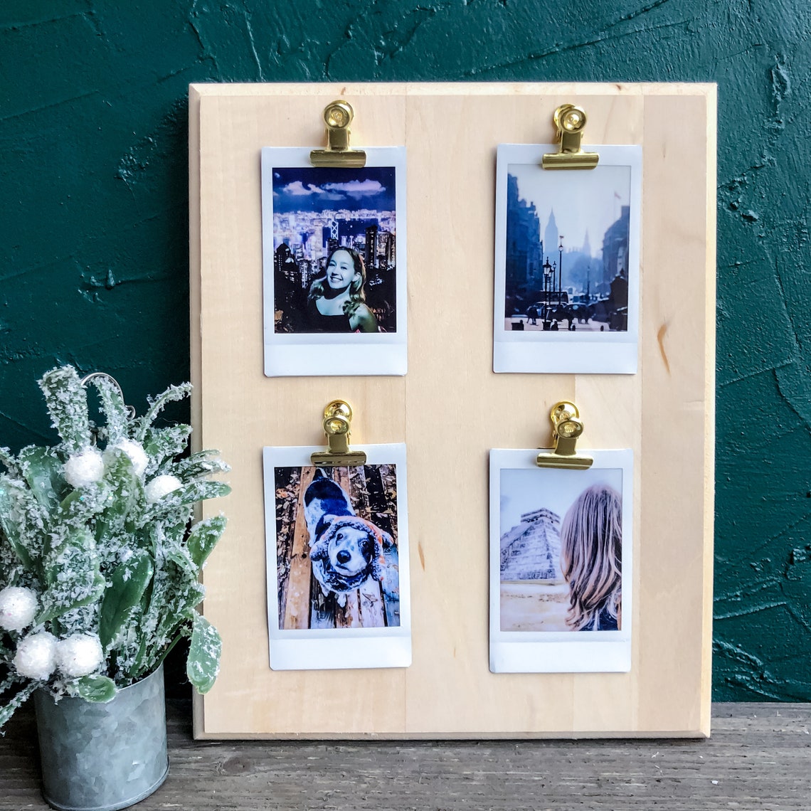 Natural Wood Instax Mini Picture Frame Minimalist Bohemian | Etsy