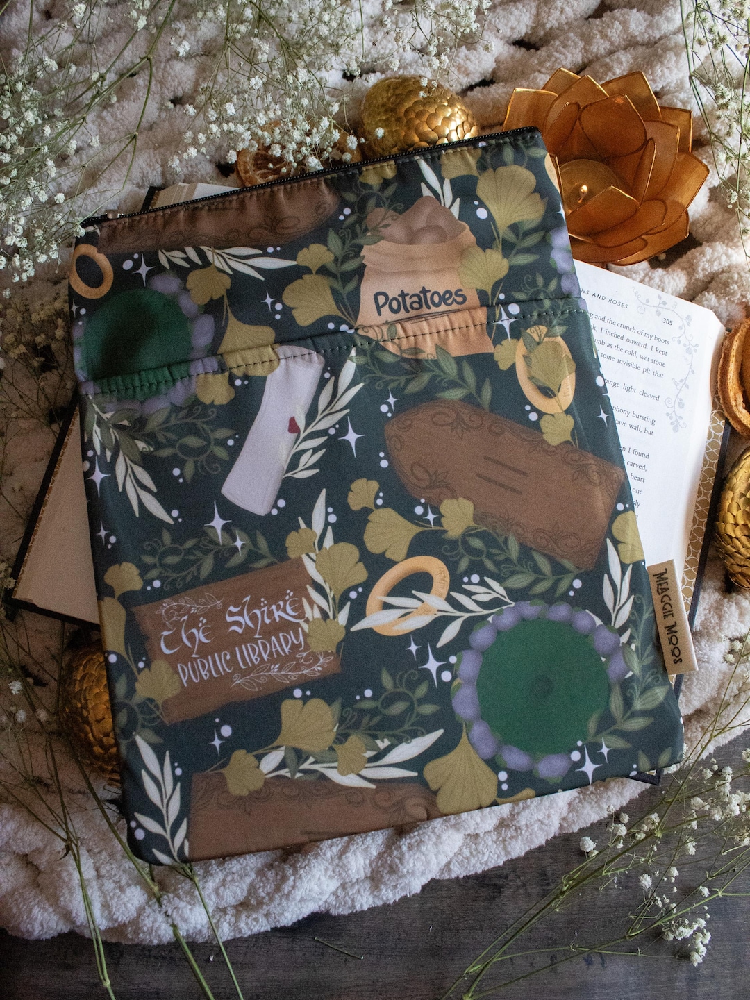 The Shire | Water-resistant Book / Tablet Sleeve | Extra Large ...