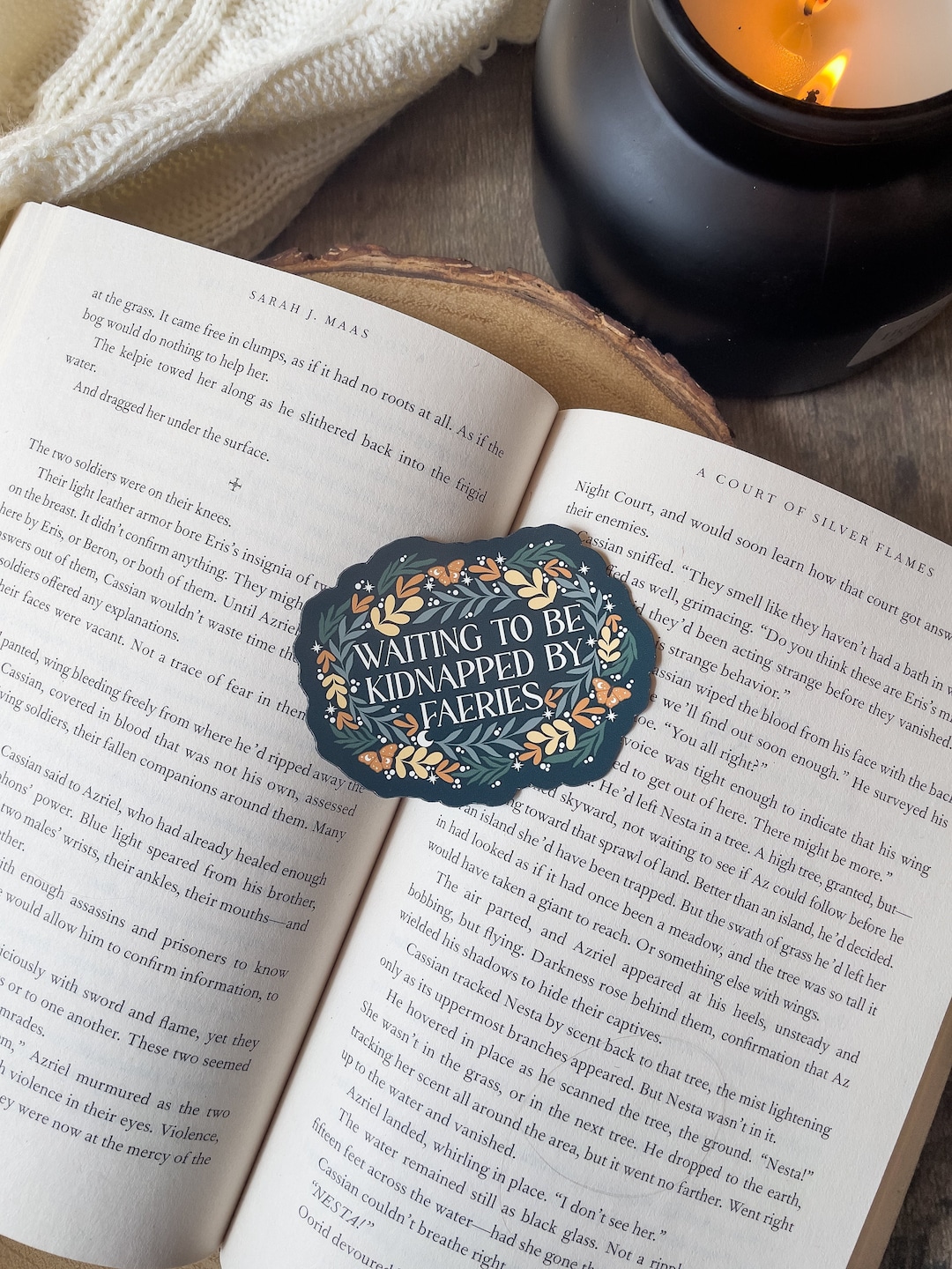 Waiting to Be Kidnapped by Faeries Magnet | Aesthetic Bookish Magnet ...
