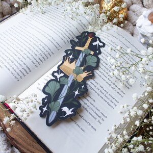 Fantasy Sword Bookmark | Fantasy Bookish Gifts | Reader Aesthetic ...