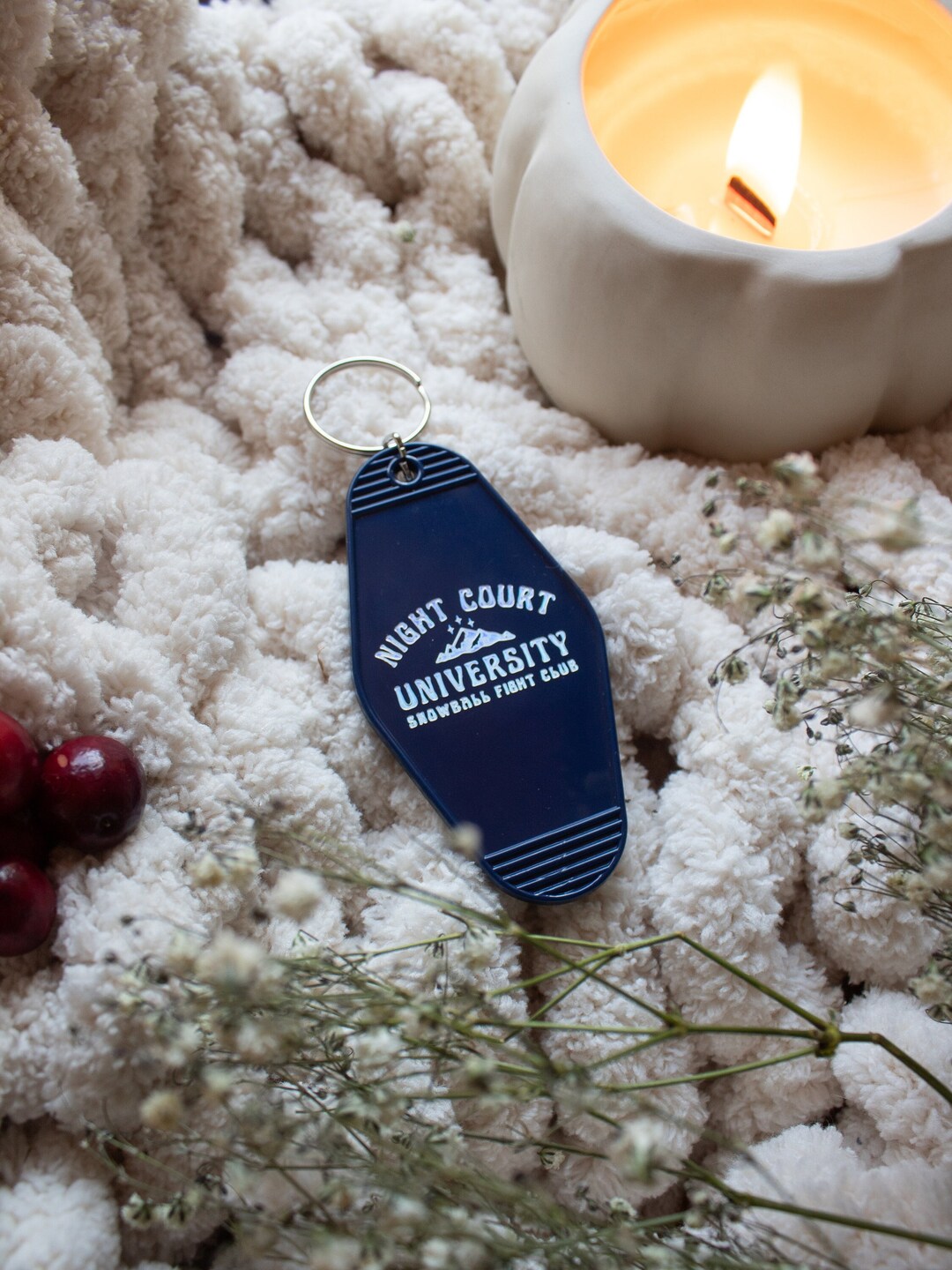 Night Court University Snow Ball Fight Club Acrylic Keychain | ACOTAR ...