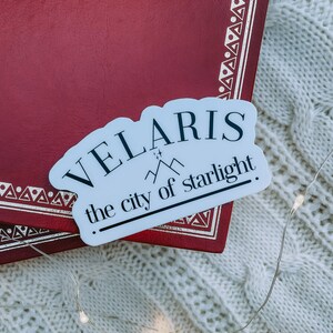 Velaris the City of Starlight Waterproof Sticker ACOTAR - Etsy