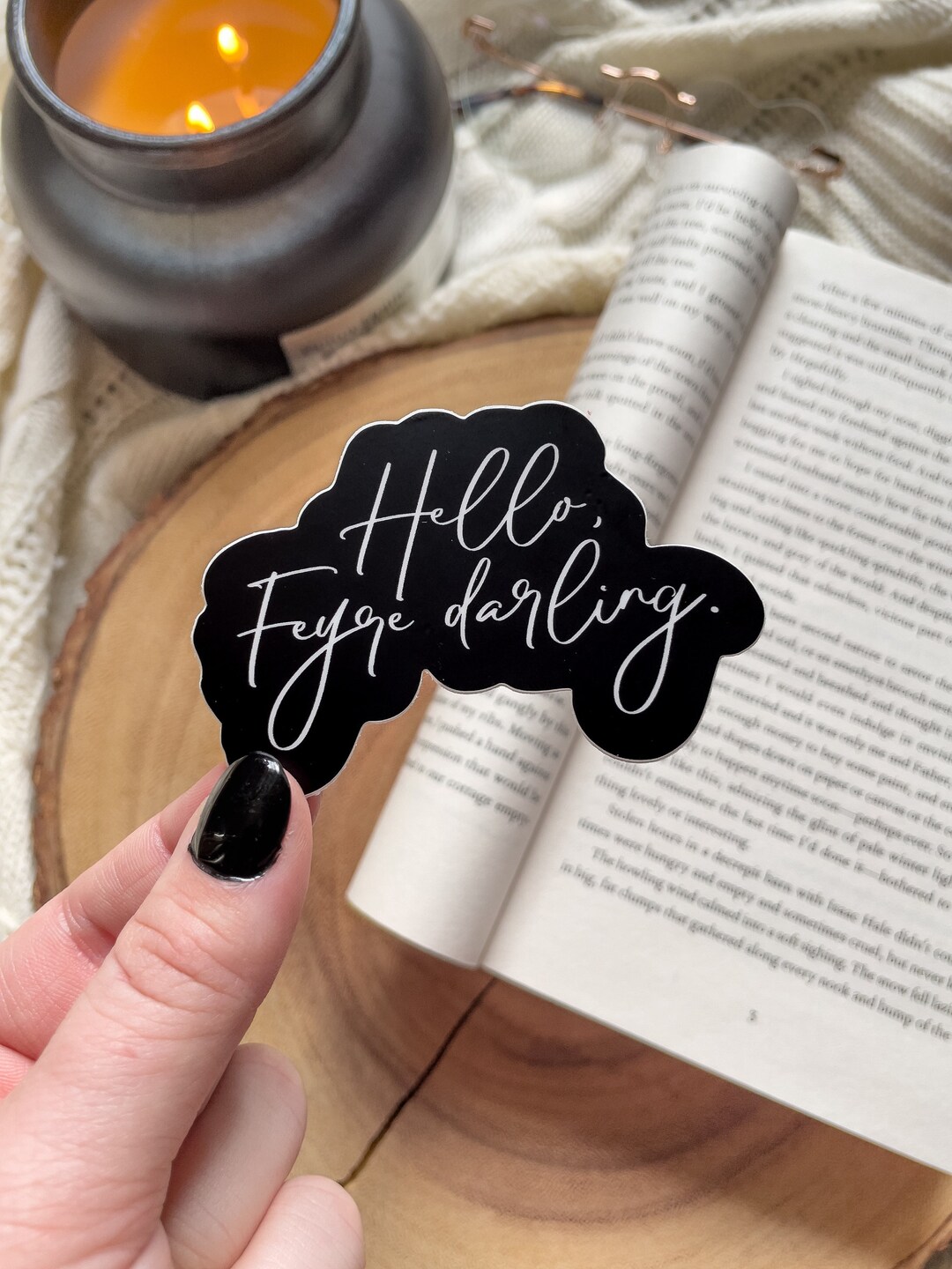 Hello Feyre Darling Waterproof Sticker A Court of Thornes and Roses ...