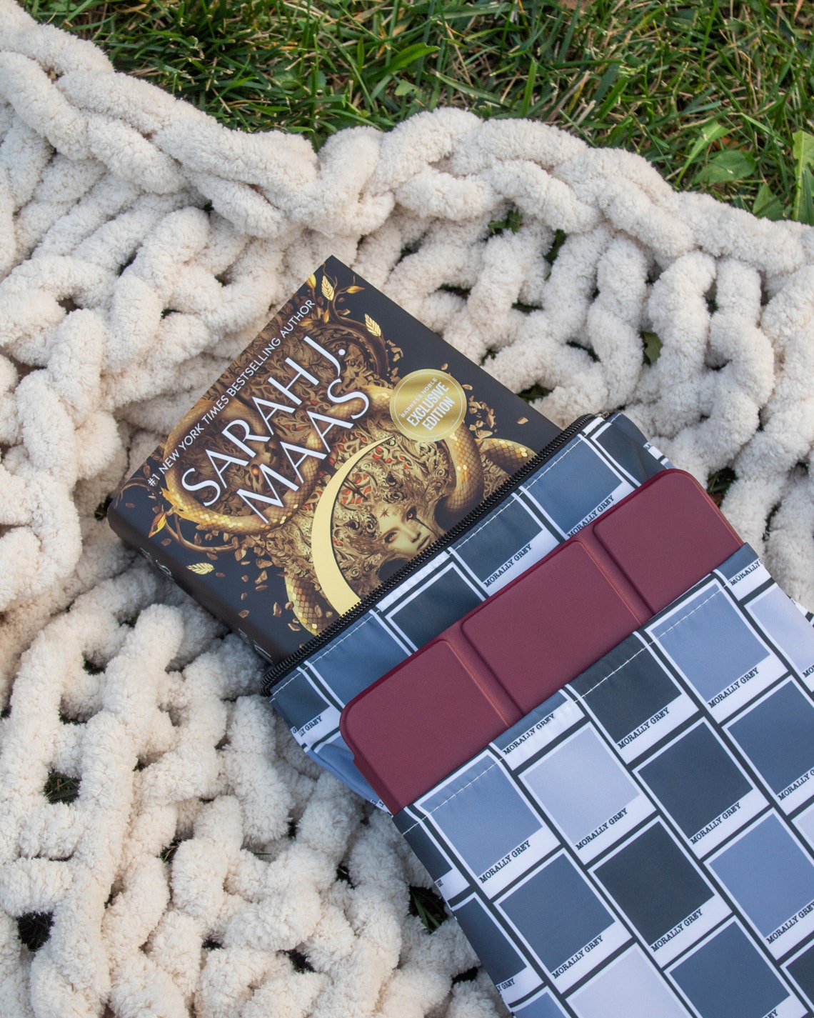 Morally Grey | Water-resistant Book / Tablet Sleeve | Extra Large ...