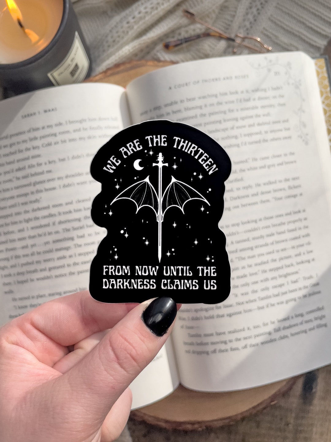 From Now Until the Darkness Claims Us Waterproof Sticker | TOG Kindle ...