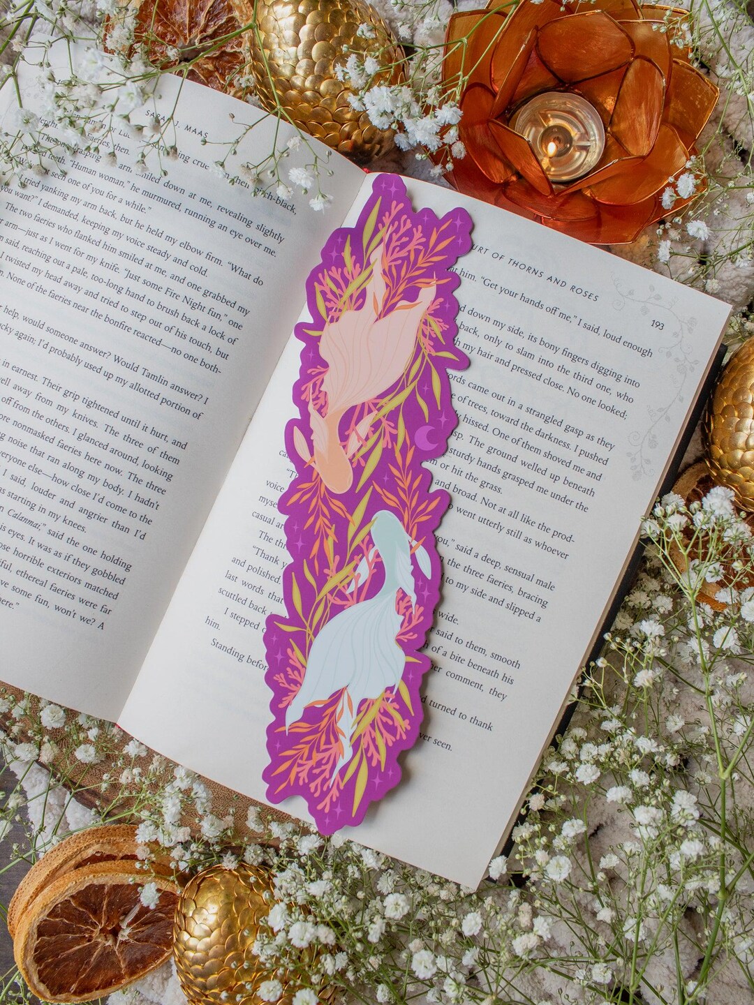 Fishes Die-cut Bookmark | Marine Life Ocean Creature Bookish Merch for ...