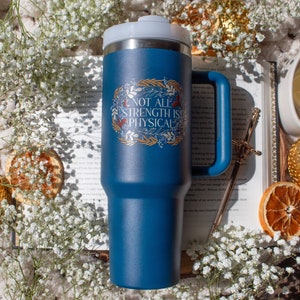 Not All Strength is Physical Fourth Wing 40oz Tumbler | Violet ...