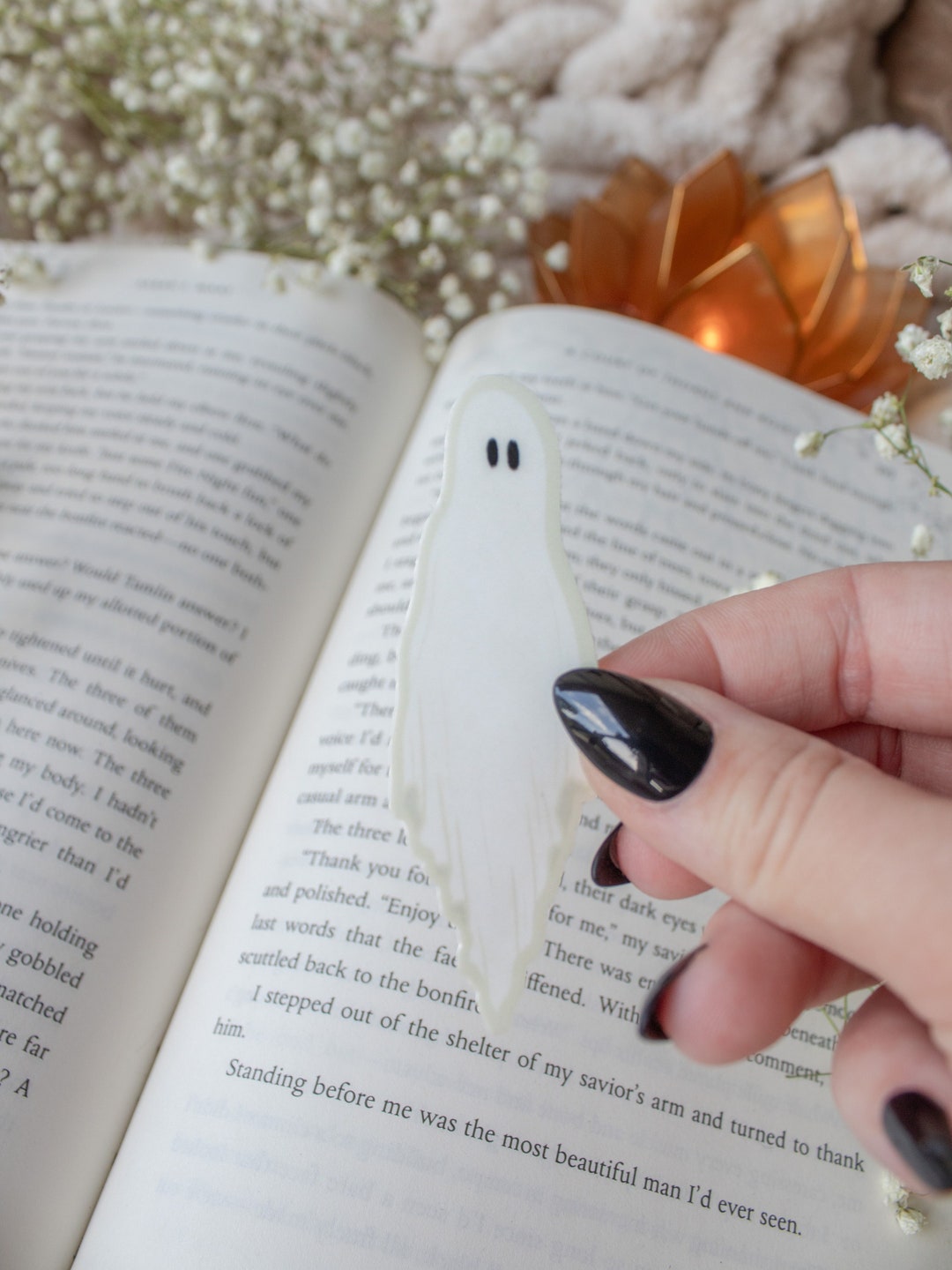 Spooky Ghost Sticker | Halloween Waterproof Laptop and Water Bottle ...