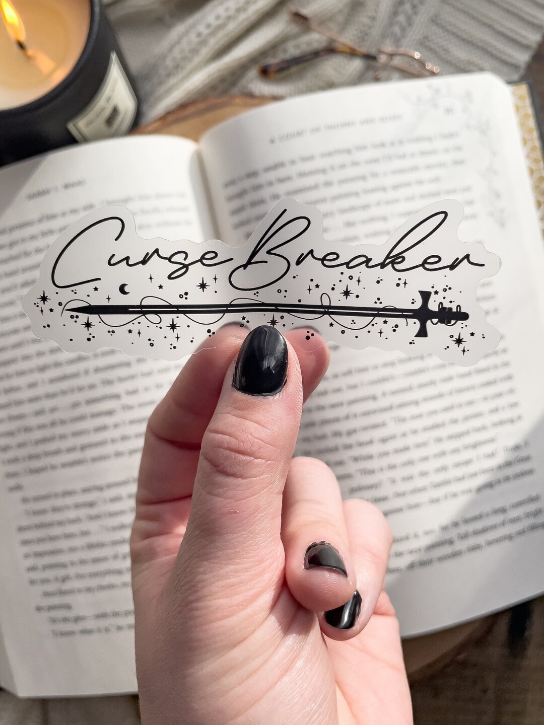 Curse Breaker ACOTAR Waterproof Sticker | Feyre Archeron | A Court of ...