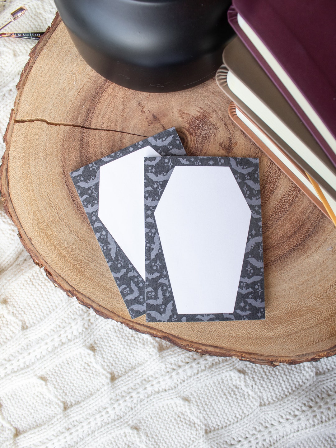 Spooky Coffin 3x4 Post-it® Notepad for Halloween and Horror Lovers ...