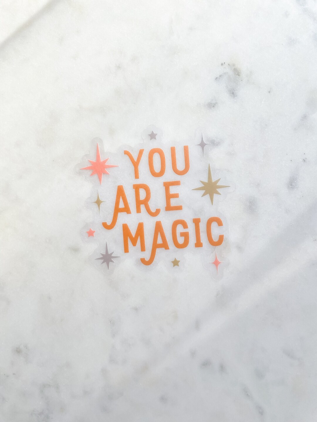 You Are Magic Waterproof Sticker | Motivational Laptop and Water Bottle ...