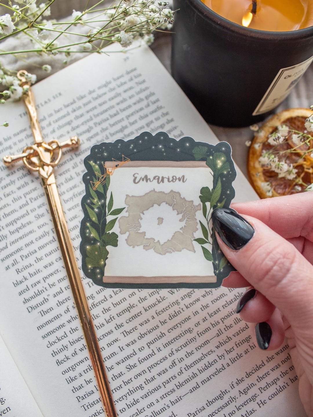 Spark of the Everflame | Emarion Map Vinyl Sticker From the Kindreds ...
