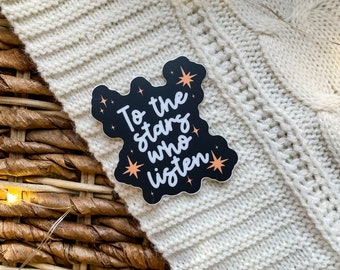 ACOTAR Stars Sticker to the Stars Who Listen and the Dreams | Etsy