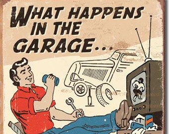 Funny garage signs | Etsy