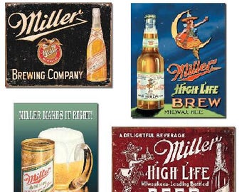 Miller beer sign | Etsy