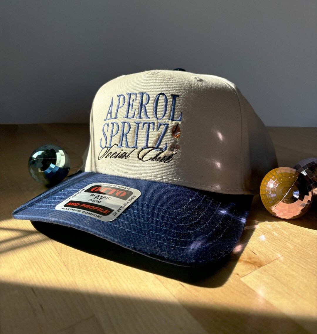 Aperol Spritz Two Tone Trucker Hat, Aperol Spritz Hat, Italy ...