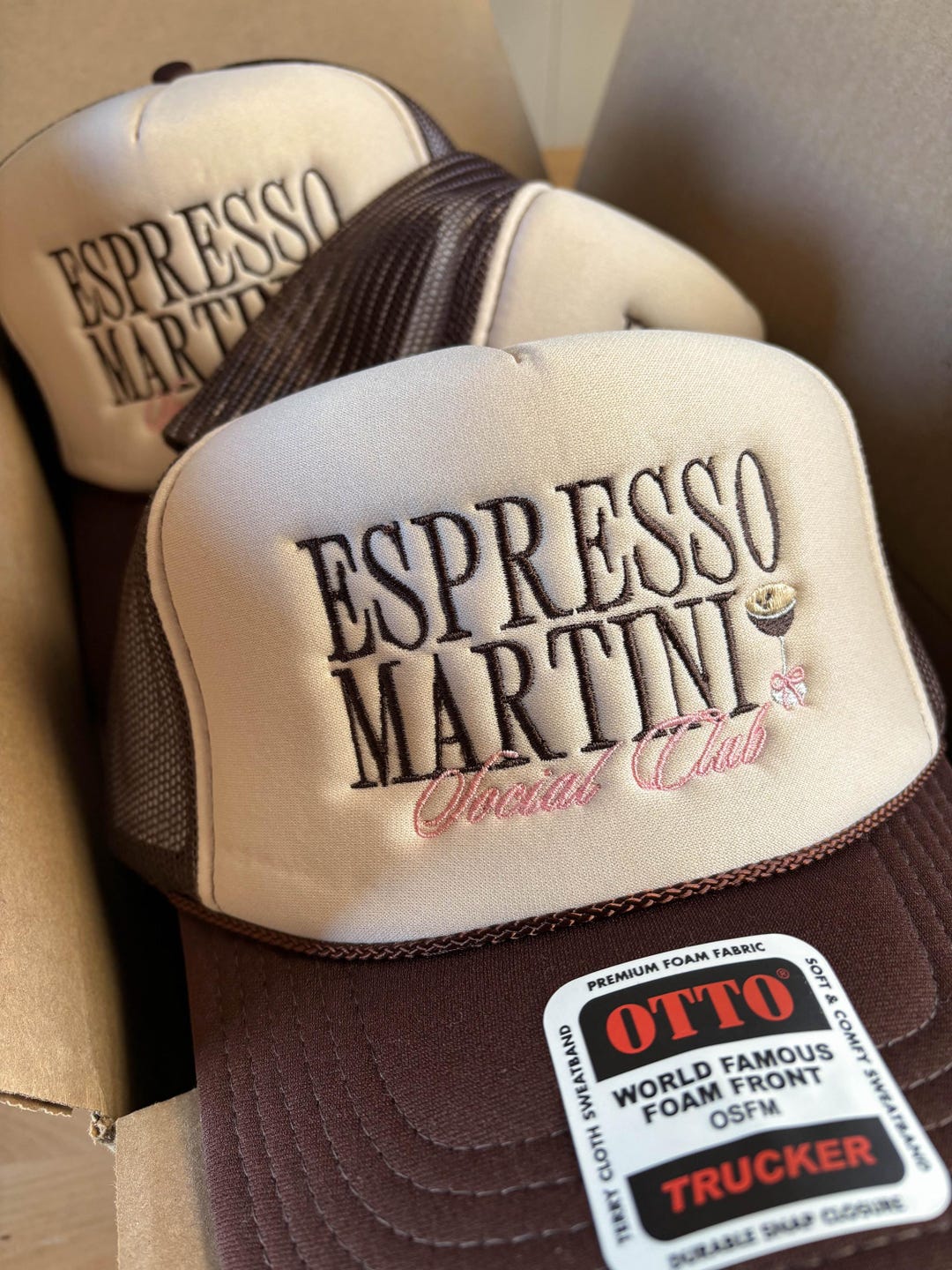 Espresso Martini Embroidered Trucker Hat, Bachelorette Trucker Hats No ...
