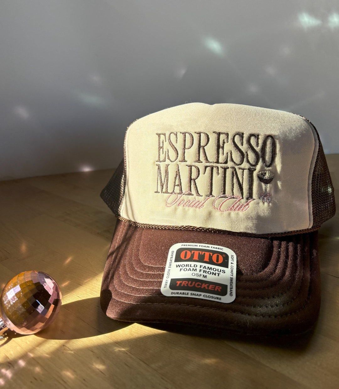 Espresso Martini Vintage Style Foam Trucker Hat, Custom Bachelorette ...