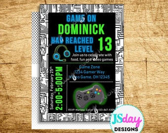 Ps4 invitation | Etsy