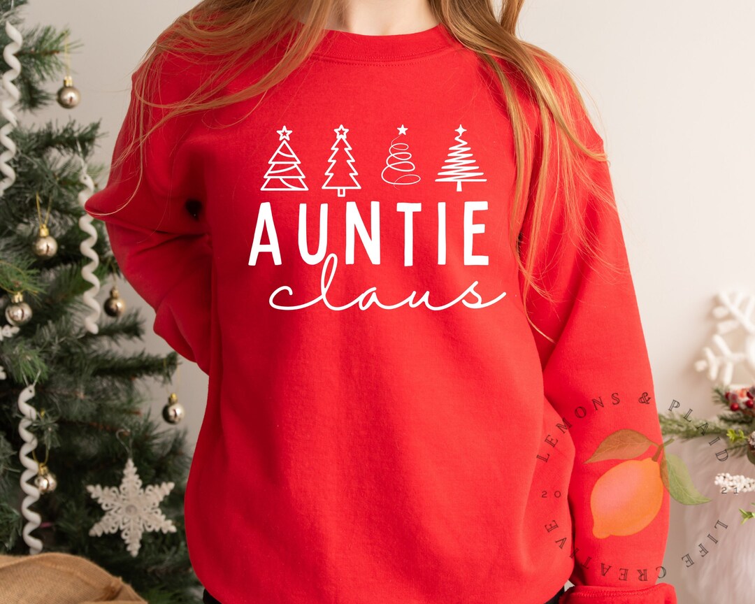 Auntie Claus SVG PNG PDF, Merry Christmas Svg, Auntie Svg, Brother ...