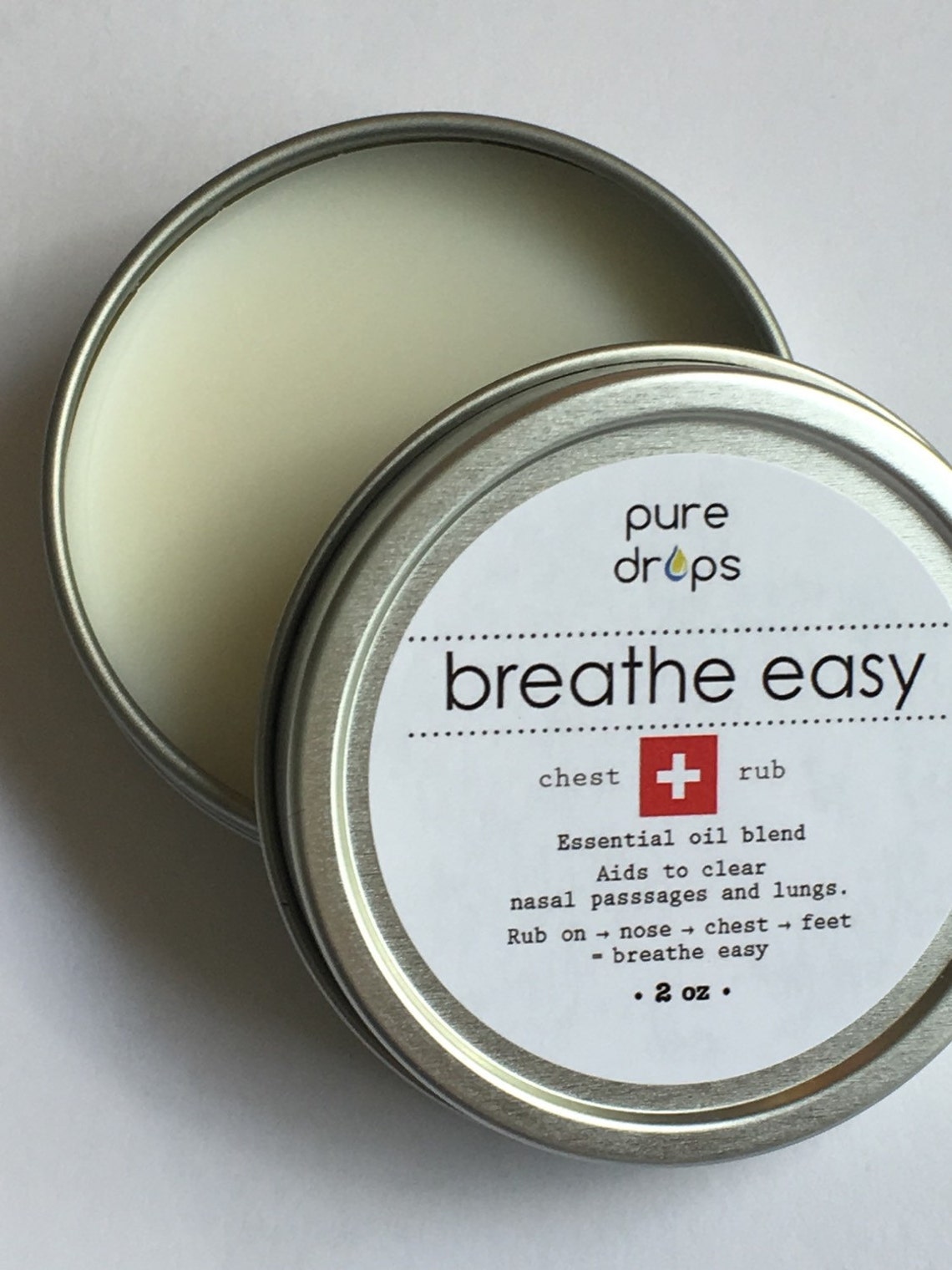 Essential Oil-chest Rub-sick-pure Drops-kids-all Natural-salve-sick-get ...