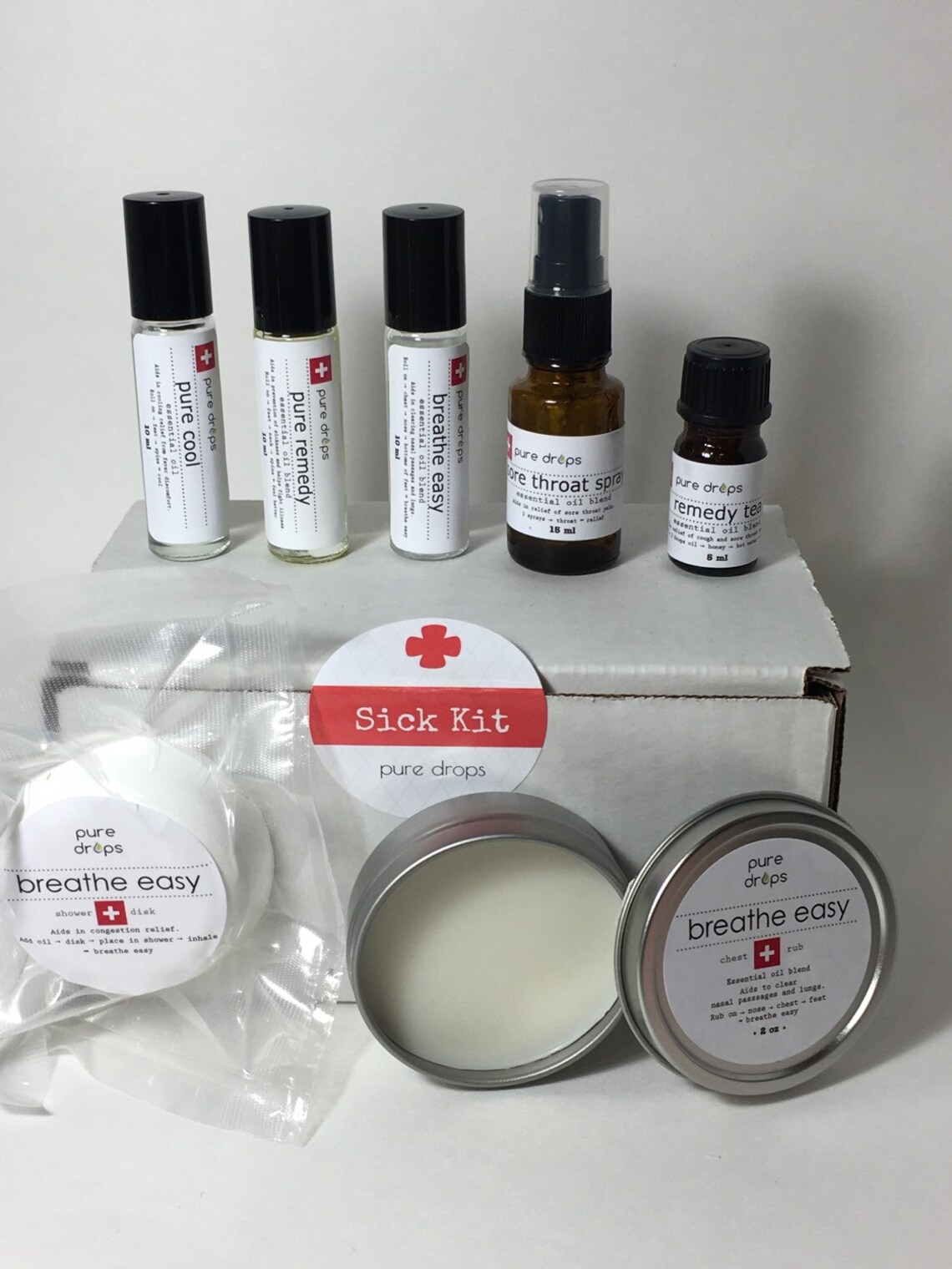 Essential Oil-chest Rub-sick-pure Drops-kids-all Natural-salve-sick-get ...