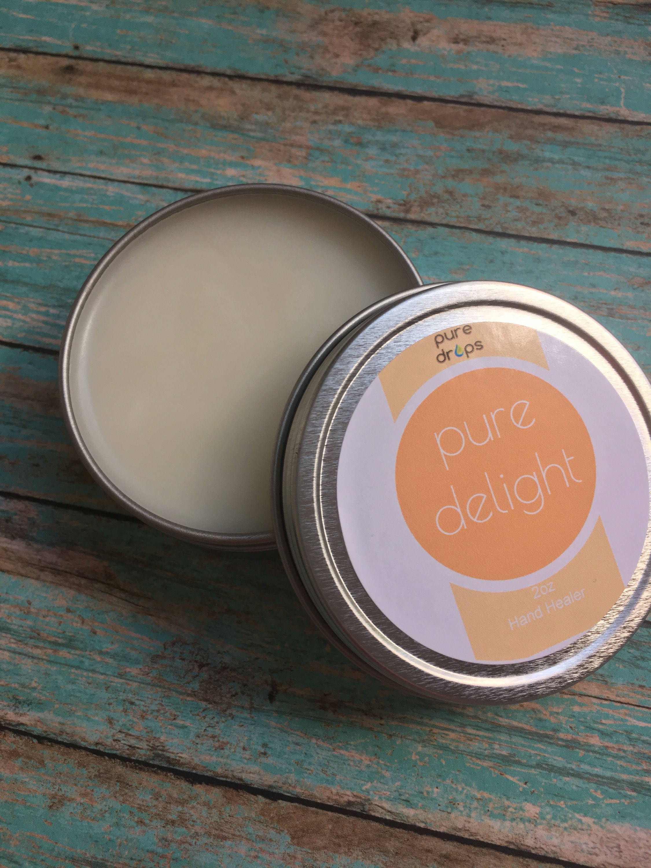 Custom-hand-healer-hand Salve-hand Lotion-all Natural-2oz-tin | Etsy