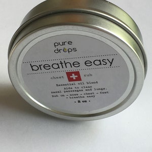 Essential Oil-chest Rub-sick-pure Drops-kids-all Natural-salve-sick-get ...
