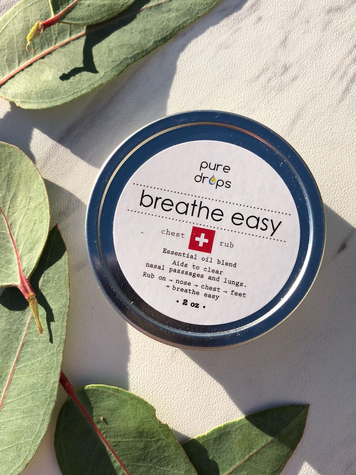 Essential Oil-chest Rub-sick-pure Drops-kids-all - Etsy