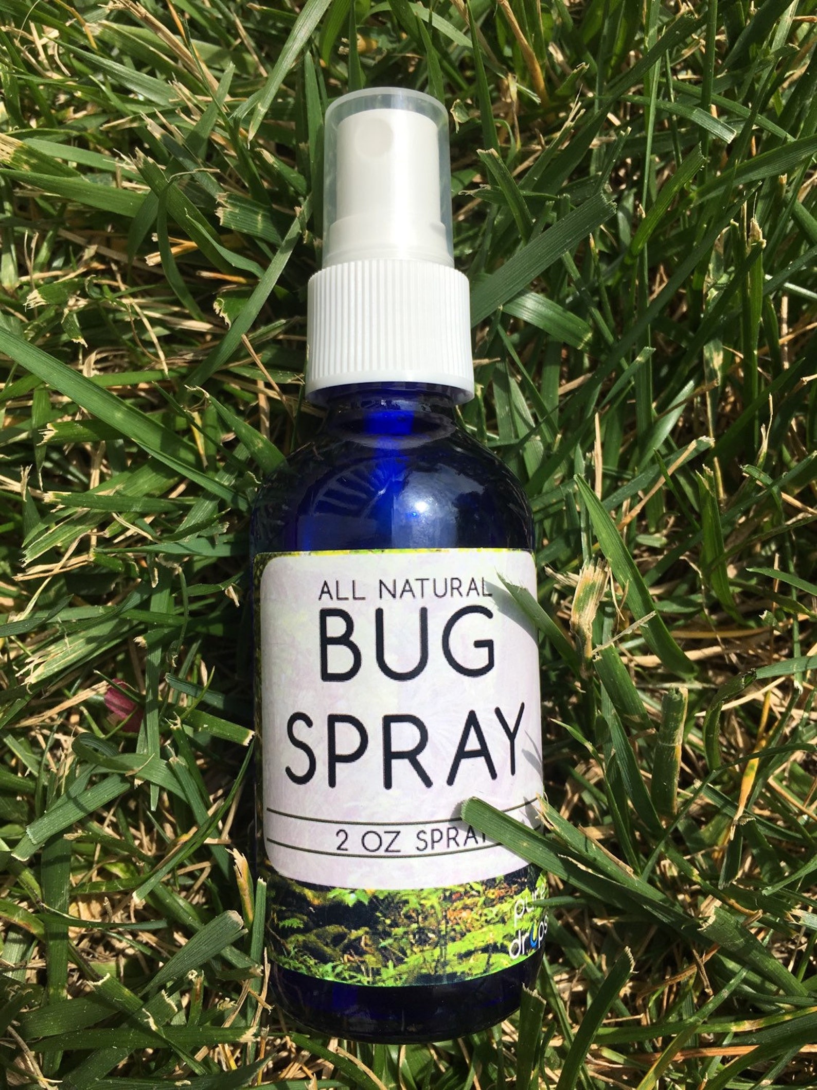 All Natural Bug Spray-essential Oils-pure Drops-all Natural-bug ...
