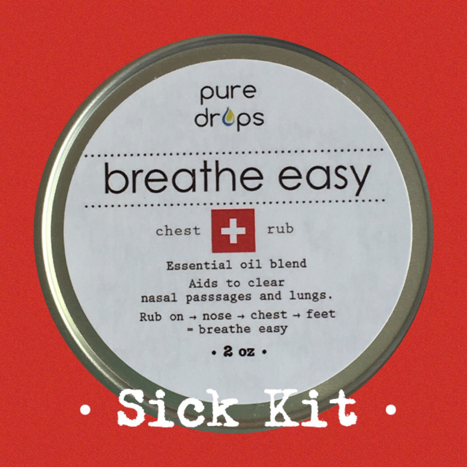 Essential Oils-sick-kit-pure Drops-all Natural-get Well-gift ...