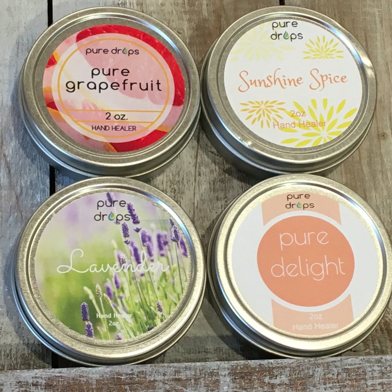 Salve-sunshine-spice-hand-healer-pure Drops-essential Oil-hand - Etsy