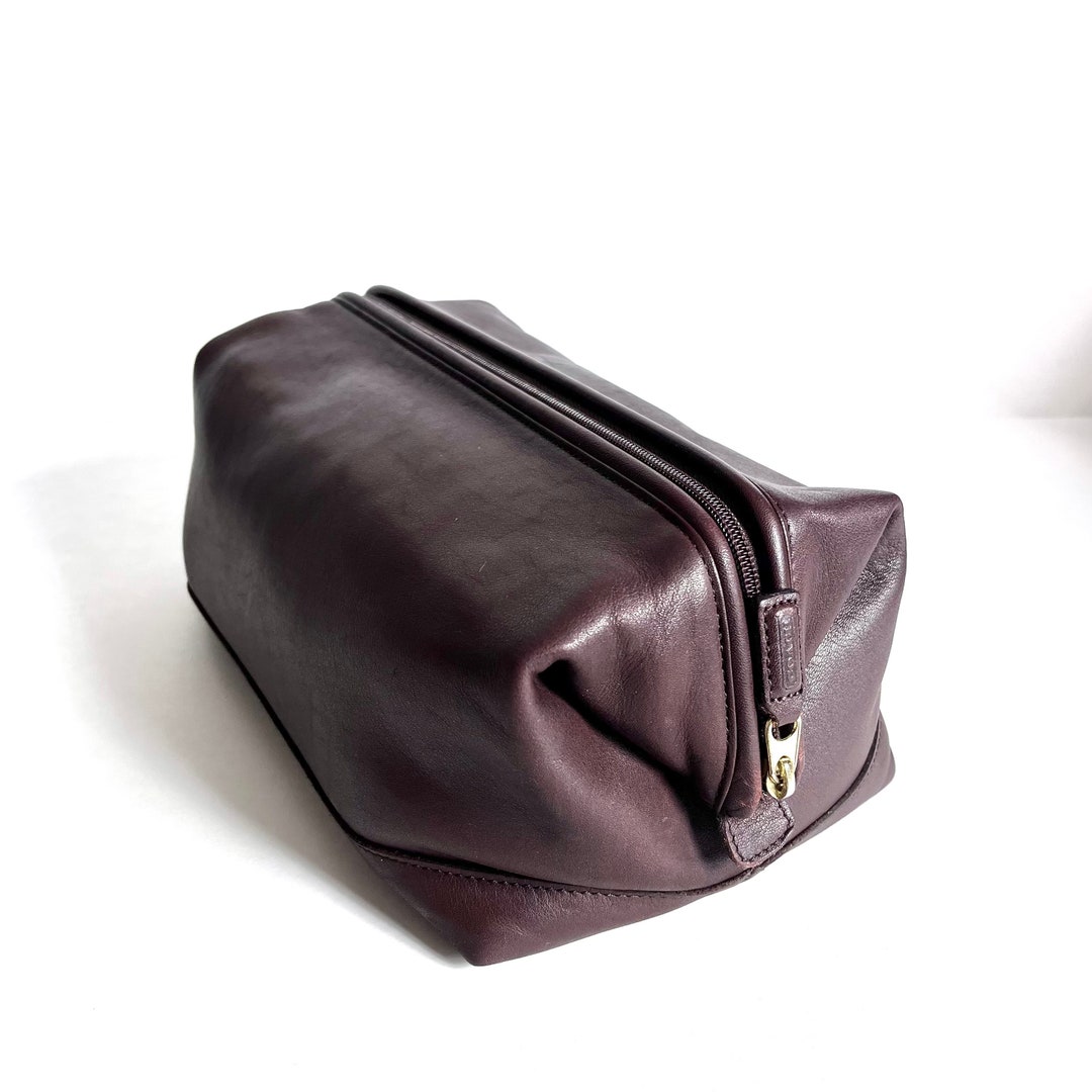 Coach Vintage Travel Dopp Kit Toiletry Case Leather Travel Kit 0526 - Etsy