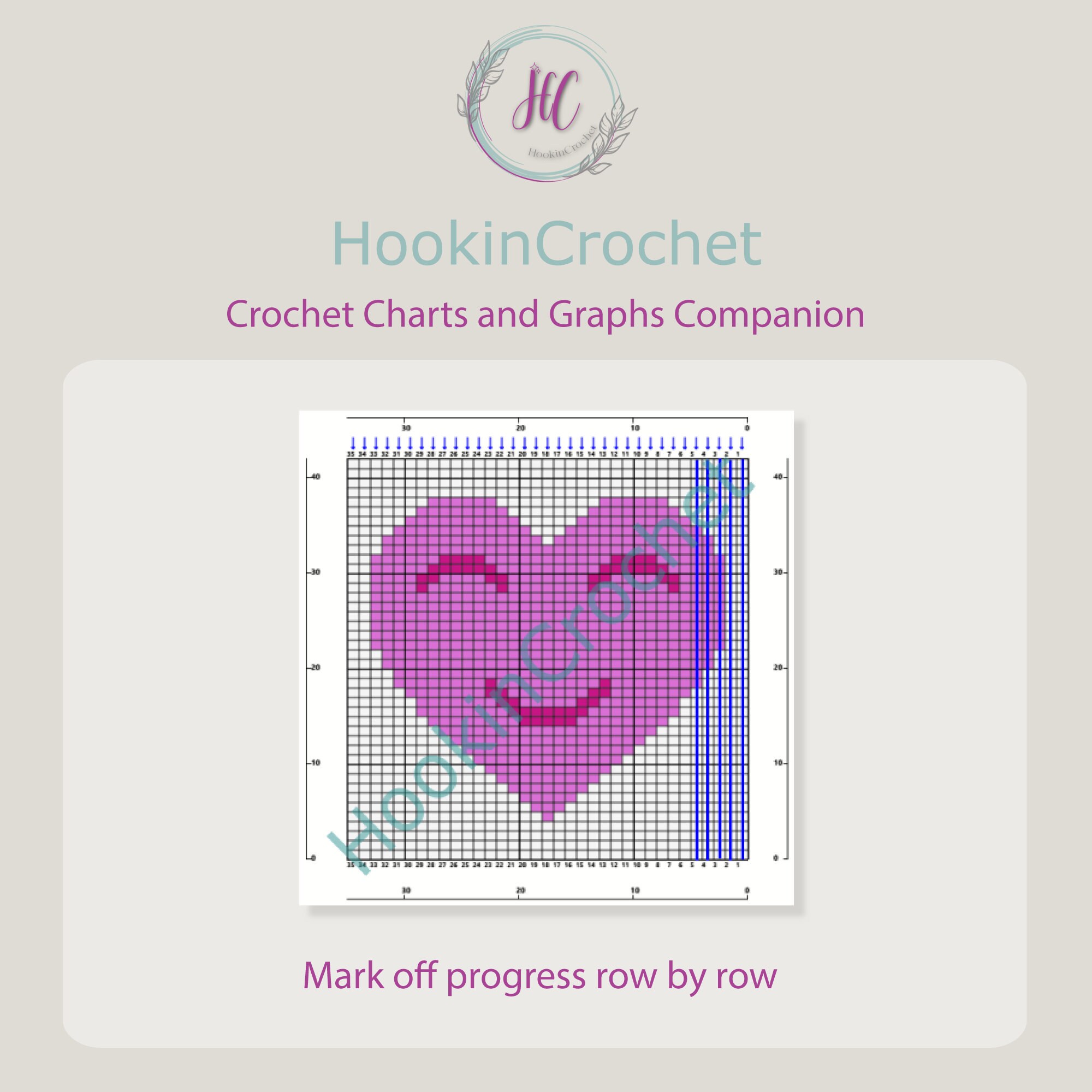 Hookincrochet Crochet Charts and Graphs Companion Software, Windows ...