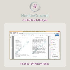 Hookincrochet Crochet Graph Designer Software, Windows, Crochet Graph ...